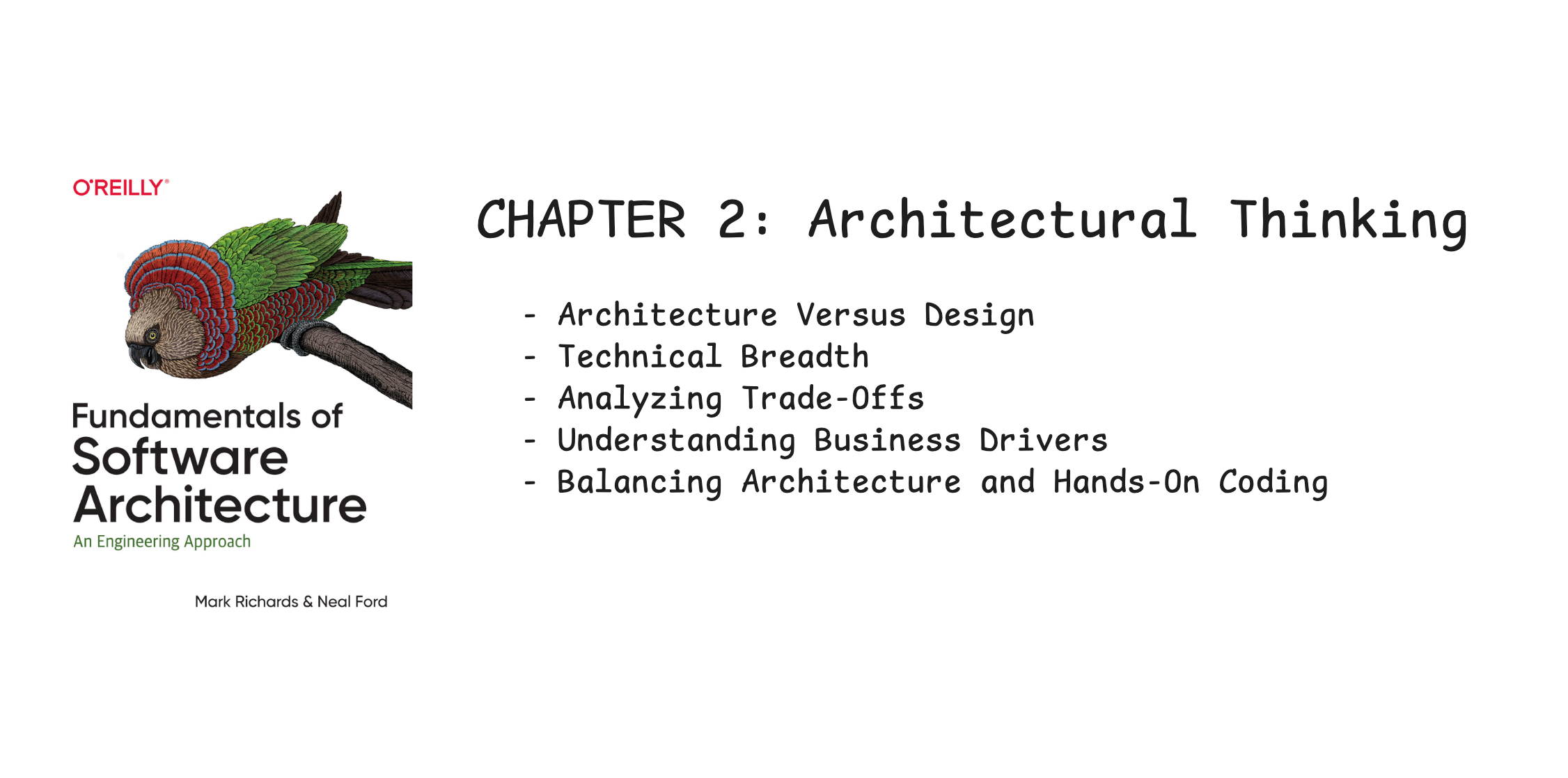 Architectural Thinking: Key Insights from Fundamentals of Software Architecture Chapter 2